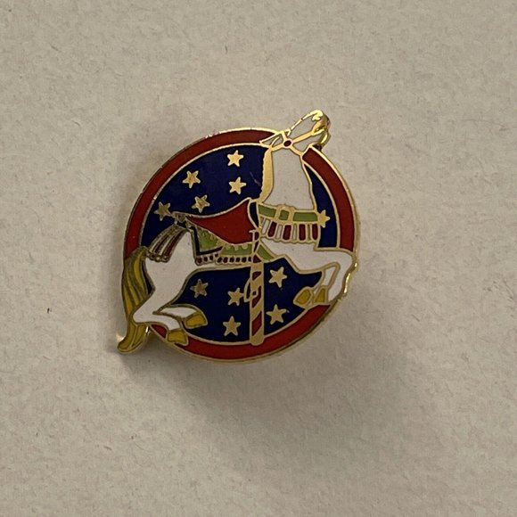 Other | Vintage Carousel House Stars Pin Pinback Pb1 | Poshmark